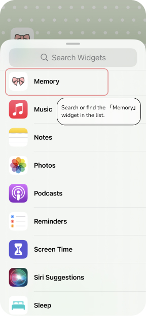 Widget Tutorial Memory Memory